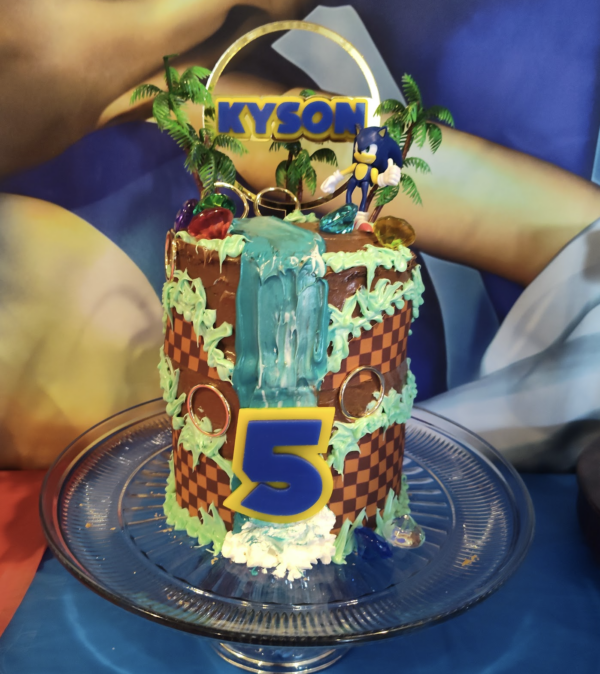 Sonic the Hedgehog Gold Ring Cake Topper- CUSTOM – Performance Tumblers